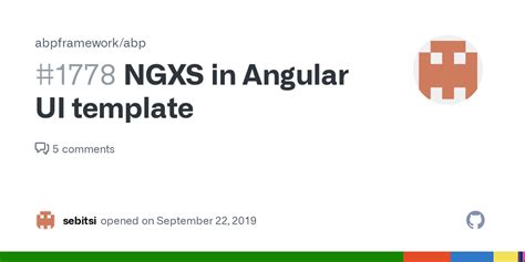 NGXS In Angular UI Template Issue Abpframework Abp GitHub