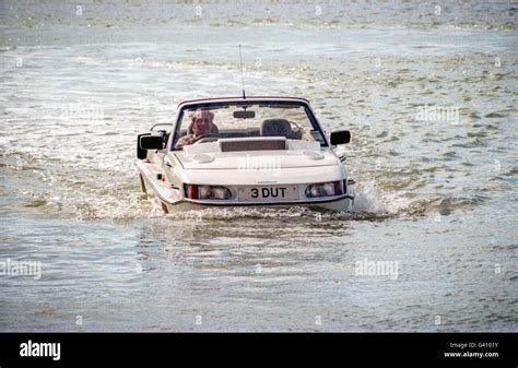 Inventor Tim Dutton With His Carboat The Dutton Mariner In And Around