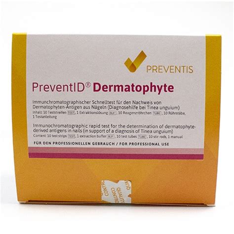 Preventid Dermatophyte Test Strip Kit 10 Tests
