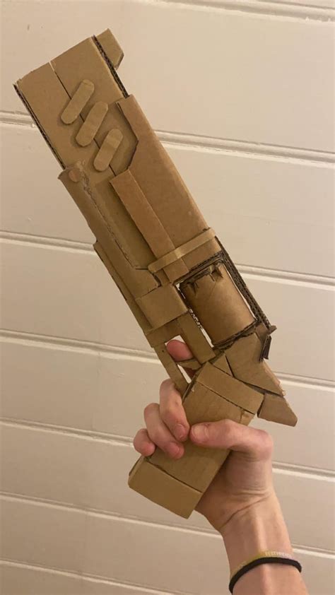 Paper Revolver Template Free 3d Pistol Stl Print Files And Models