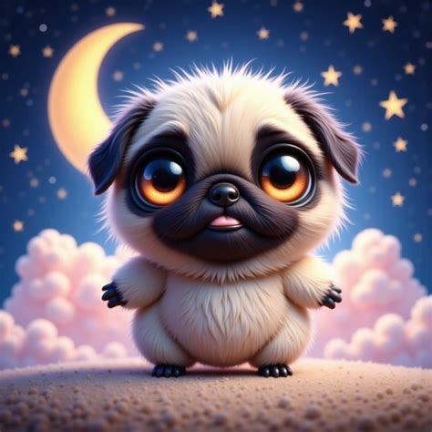 Plump Pug Chibi Plump Pug Chibi