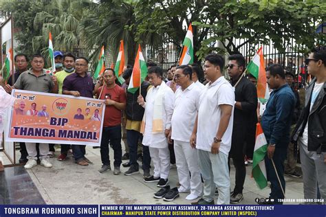 A Glimpse Of Welcoming The Tongbram Robindro Singh Facebook