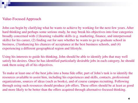 Ppt Value Focused Thinking Powerpoint Presentation Free Download