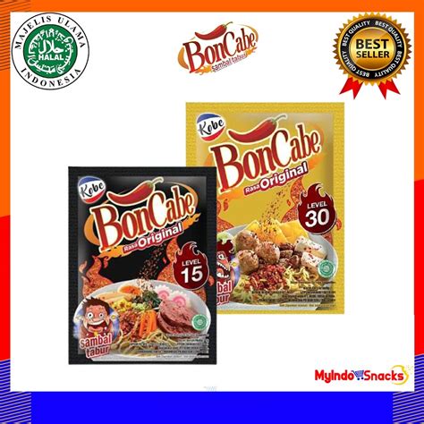 Bon Cabe Chilli Serbuk Sachet Siap Makan 1 Pcs 7 Gram Shopee Malaysia