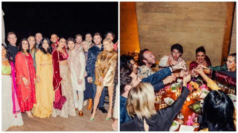 Priyanka Chopra And Nick Jonas Raise A Toast And Pose With Friends In