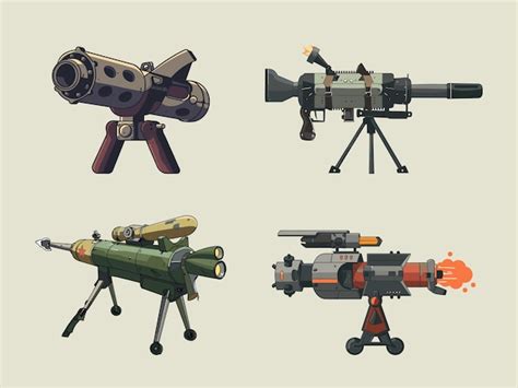 Premium Vector Grenade Launcher