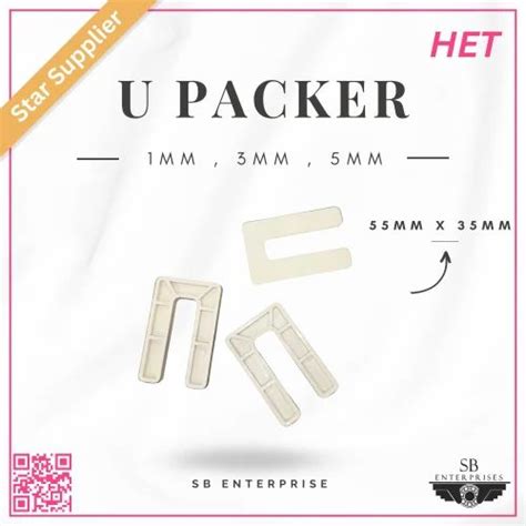 Plastic Upvc Window Packer U Type At ₹ 1 20 Piece In Mumbai Id 2855963148912
