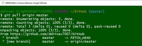 Git Pull Repository Geeksforgeeks