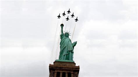 Statue Of Liberty With Jets Hd Wallpaper Freedom In Flight 1920x1080