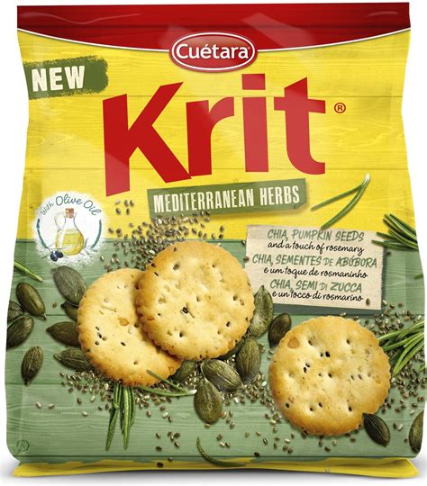 Cuétara Krit krekry s chia dýní a rozmarýnem Cuétara Krit krekry s chia dýní a rozmarýnem