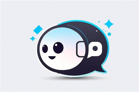 Bot Logo Design Concept Virtual Smart Assistant Bot Icon Robot Head With Speech Bubble Premium