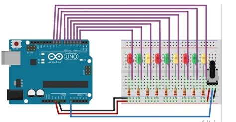 Purwokerto Robotika Project Arduino Menyalakan 9 Led Dengan Potensiometer By Meteor Store
