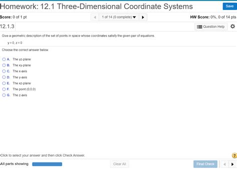 Solved Homework Three Dimensional Coordinate Systems Chegg