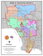 Map La Unified School Board Districts La School Report