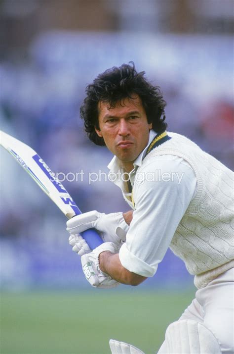 Imran Khan Pakistan V England 1985 Images Cricket Posters Imran Khan