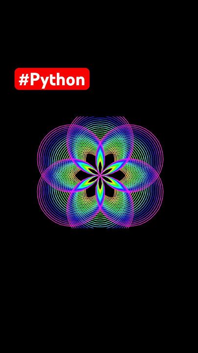 Create Stunning Patterns With Python In 5 Mins Python Pythonforbeginners Pythonturtle Youtube
