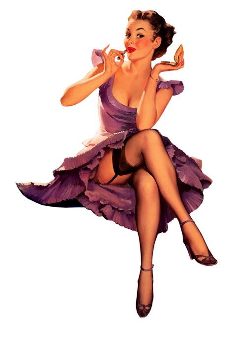 Thumb Image Vintage Pin Up Girl Png Clip Art Library
