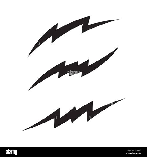 Curved Lightning Bolt Vector Curved Lightning Bolt Vectors Download