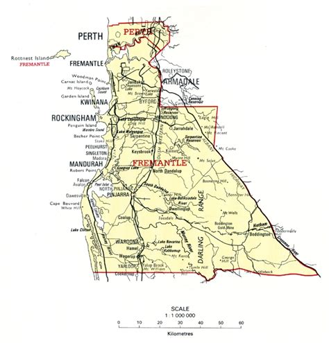 Map 1b The Federal Electorate Of Fremantle From 1901 1905