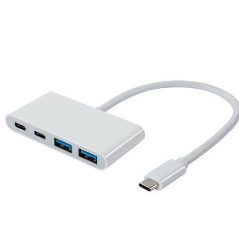 Usb Adapter With 100w Pd 40gbps Tb3 Usb C And 2 Usb 3 0 Usb C To Dual Usb A And Usb C Hub And