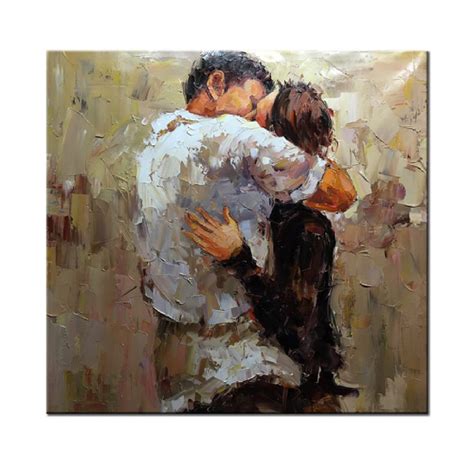Couple Hug Painting