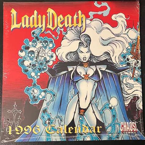 Lady Death 1996 Calendar Coffin Auctions