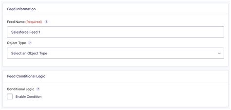 Creating A Feed For The Salesforce Add On Gravity Forms Documentation