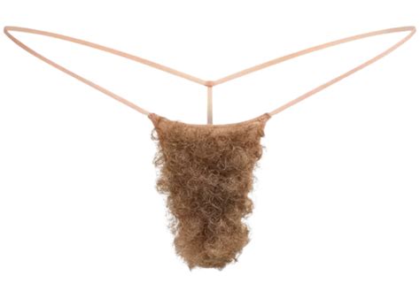 Skims Faux Hair Micro String Thong Sienna Brown Curly Us