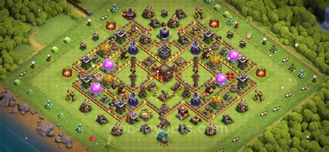 Best Base Th10 With Link Hybrid Anti Everything Town Hall Level 10