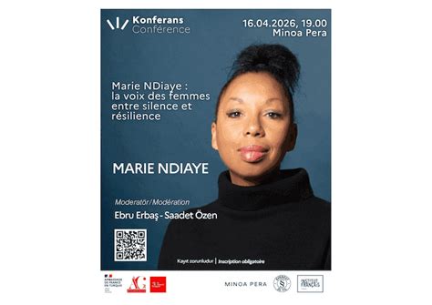 Marie Ndiaye à Istanbul Rencontre à Minoa Pera
