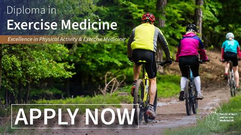 Applications For Our Diploma In Exercise Medicine Are Now Open This