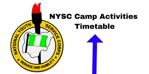 Nysc Camp Activities Timetable Explained Nysc News