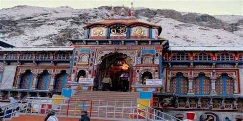 The Famous Badrinath Temple In Chamoli District