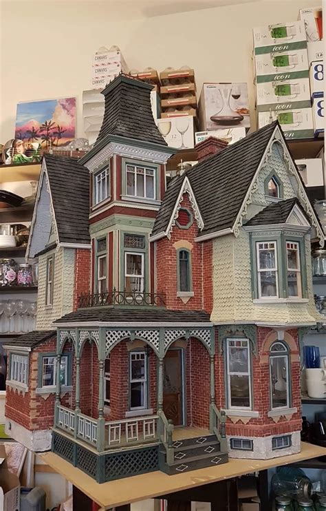 Pin By Pat Williams On Painted Ladies Victorian Houses Doll House