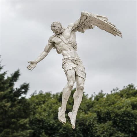 Falling Icarus Premium Ai Generated Image