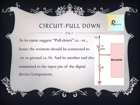 Pull Up And Pull Down Resistors Pptx