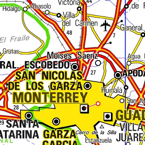 Guia Roji Carreteras México Zona Noreste Map By Guia Roji Avenza Maps