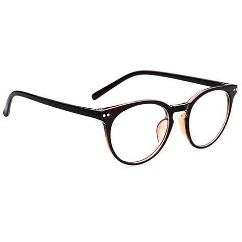 Unisex Retro Round Clear Lens Glasses Eyeglasses W Vicedeal