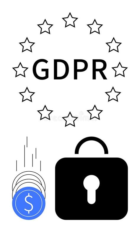Gdpr Compliance Data Security And Financial Privacy Represented By