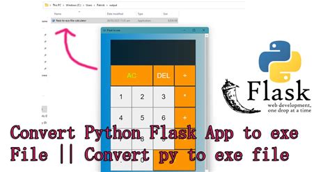 Convert Python Flask App To Exe File Convert Py To Exe File