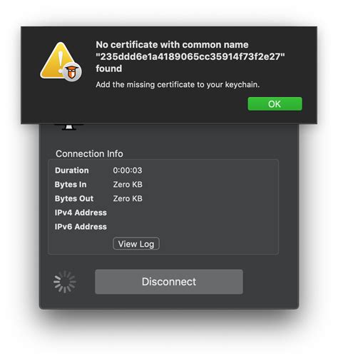 removing a certificate prevents logging in · issue 228 · eduvpn macos