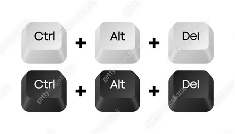 Computer Key Combinations Set Of Key Combinations Command Set Icons