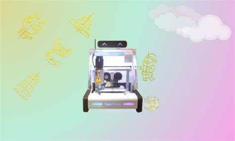 Sugar Printer Machine Dowinteco Cotton Candy Popcorn Ice Cream Coffee
