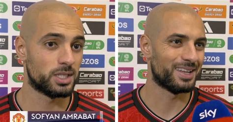 Sofyan Amrabat Im Not At My Best At The Moment Football