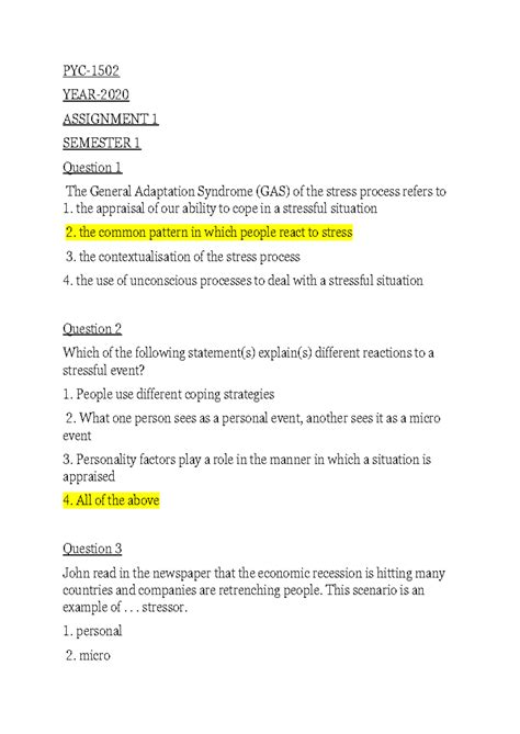 pyc1502 assignment mcq answers that are helpfull pyc 1502 year