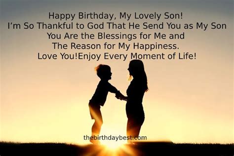 Best Birthday Wishes For Son From Mother Birthday Wishes For Son