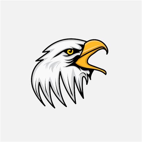 Premium Vector Eagle Head Vector Design Graphic On White Background