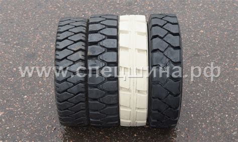 Шины 5.00-8 для вилочных погрузчиков, цельнолитые шины - Спецшина
