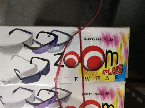 Plain Black Safety Glasses Lens Type Zero Power At ₹ 13piece In