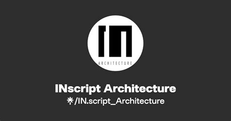 In·script Architecture Instagram Linktree